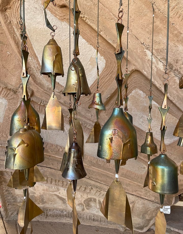 The Magic of Cosanti and the Soleri Bells - by Wanda Weller