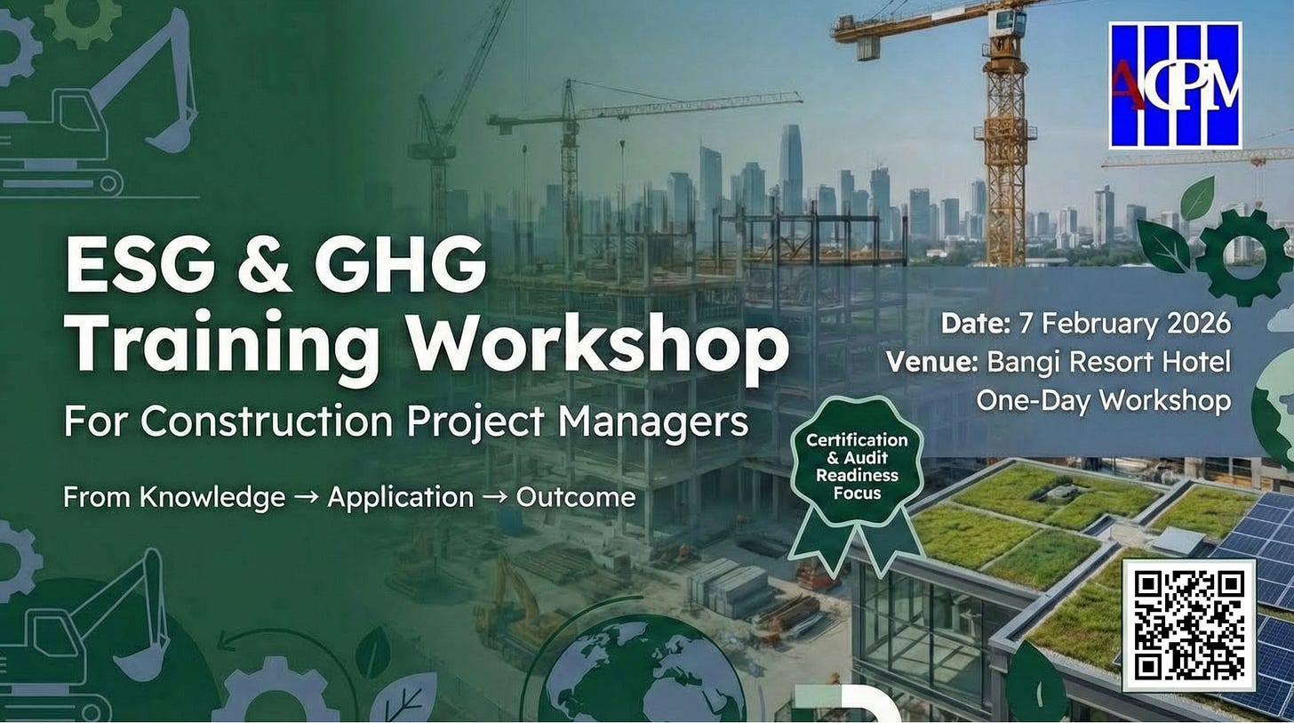 ESG in Construction: From Corporate Intent to Project Execution