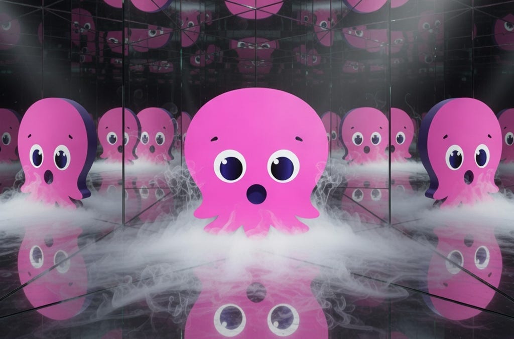 Octopus Smoke and Mirrors - by David Turver - Eigen Values