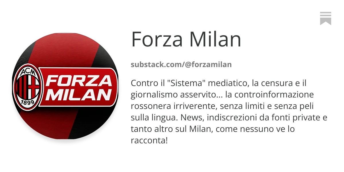 Forza Milan | Substack
