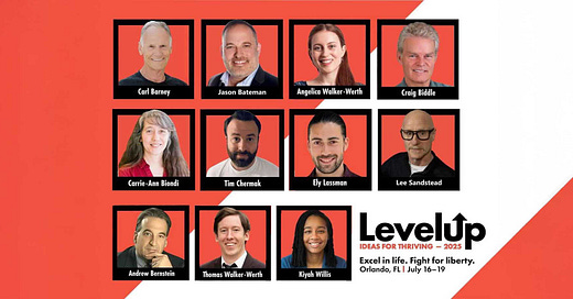 LevelUp 2025 Program Announced! - The Objective Standard