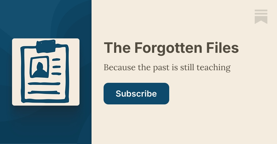 The Forgotten Files | Peter Pappas | Substack