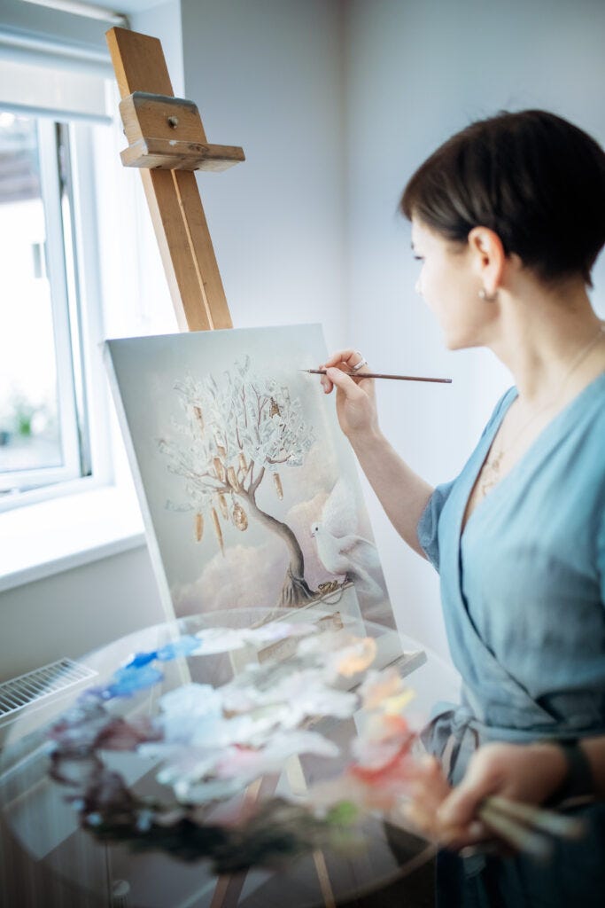 How Mariya Myronova used her darkest chapter to create symbolic paintings