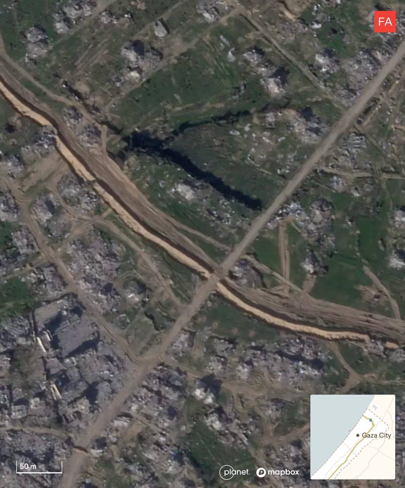 Israel Is Turning the Yellow Line Splitting Gaza into a Physical Barrier