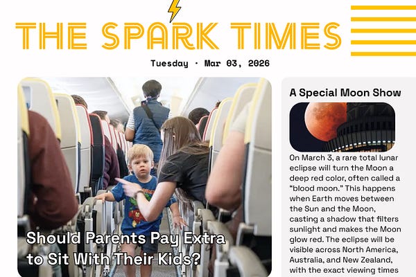 The Spark Times Inc.: Daily News for Kids | Substack