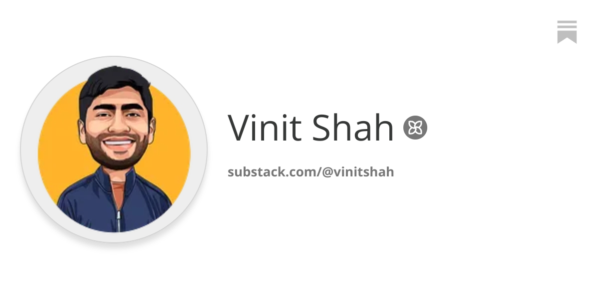 Vinit Shah | Substack