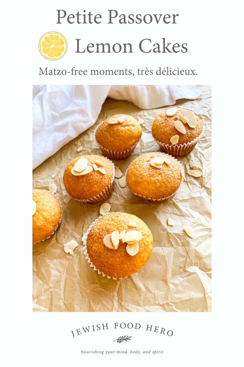 Petite Passover Lemon Cakes