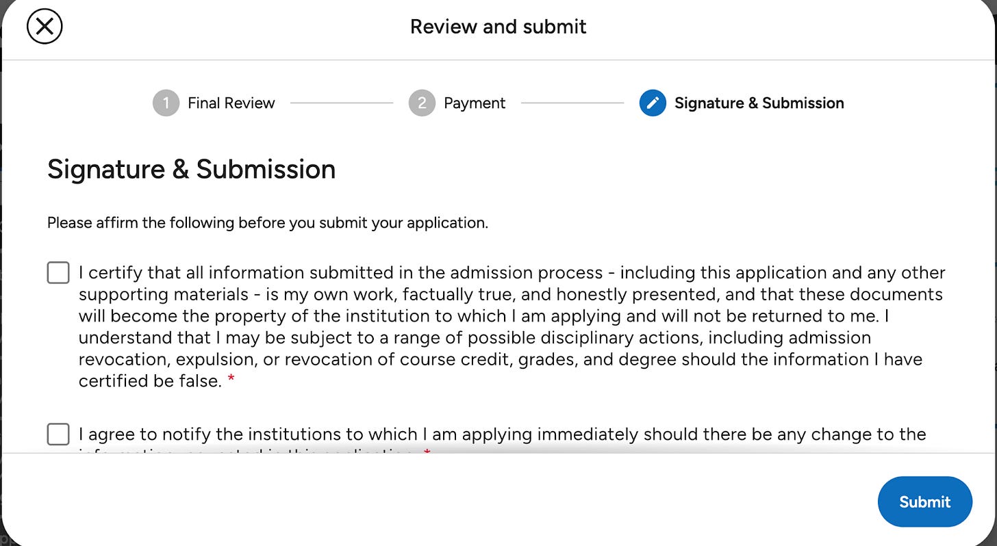 Common App Section by Section - Submitting Your Application