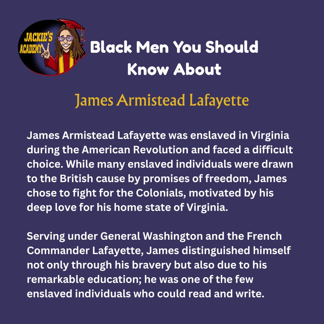 Black Men You Should Know About: James Armistead Lafayette
