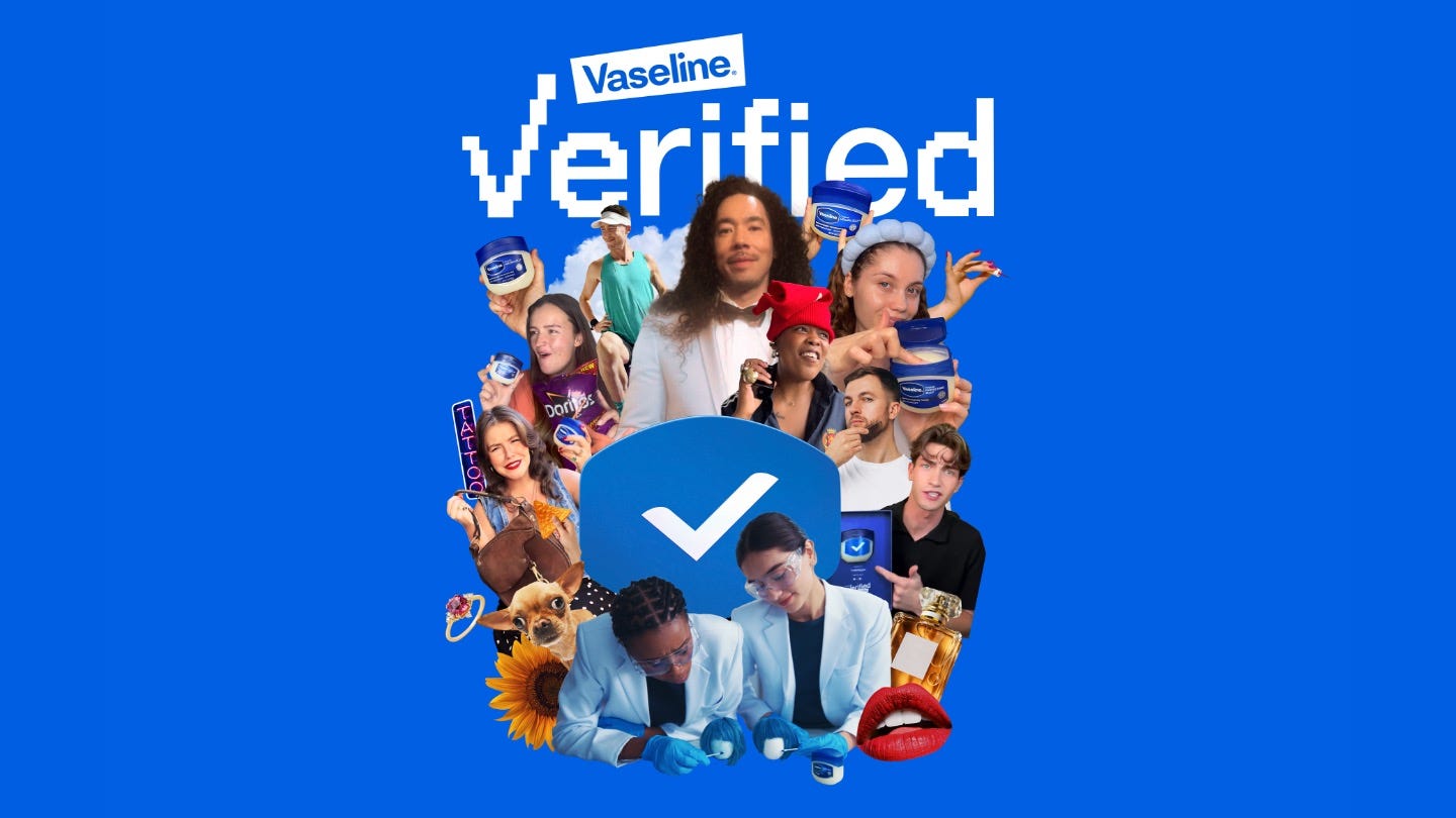 Vaseline Verified, Unilever verifica gli hack dei creator e ne fa una ...