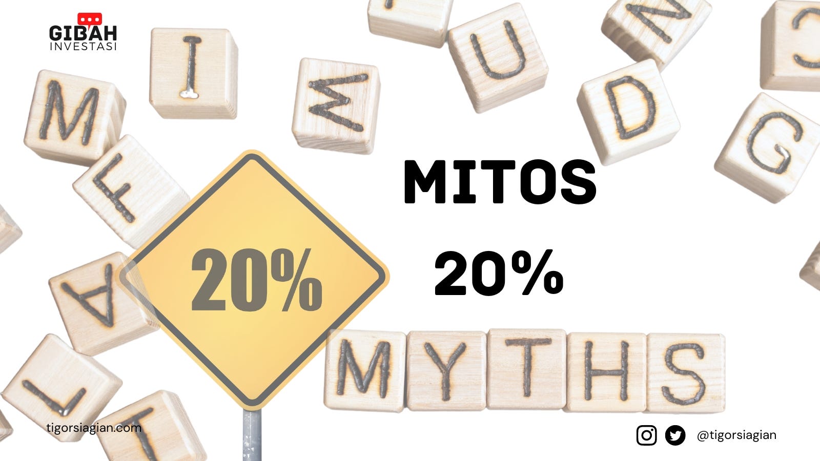 Mitos Return 20% - by Tigor Siagian, CFA, FRM