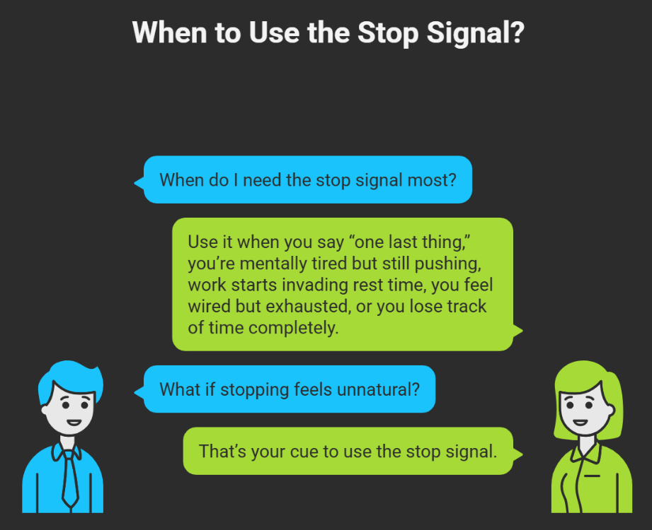 🚦 The Stop Signal - Adhd Wisdom Tools