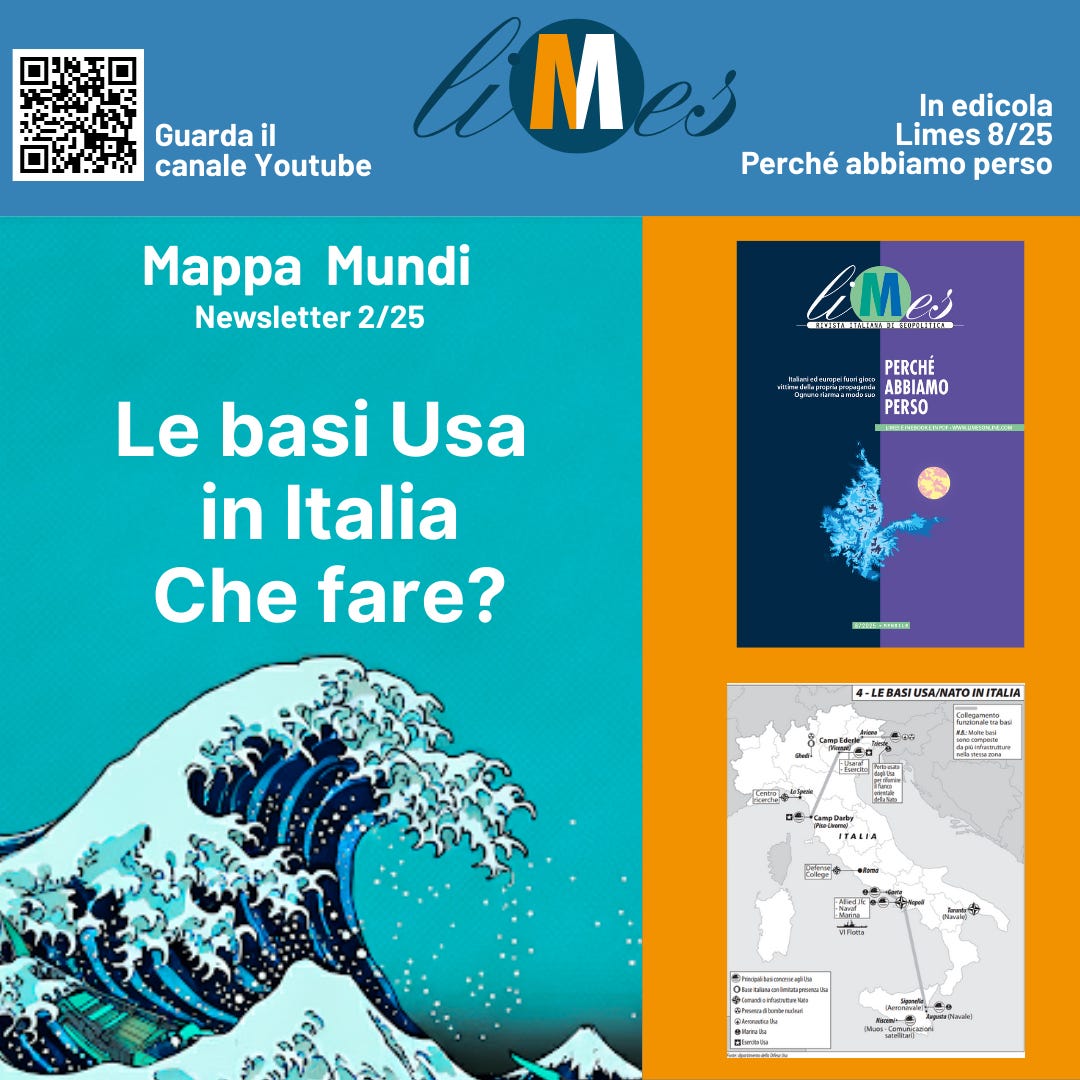 Le basi americane in Italia. Che fare?