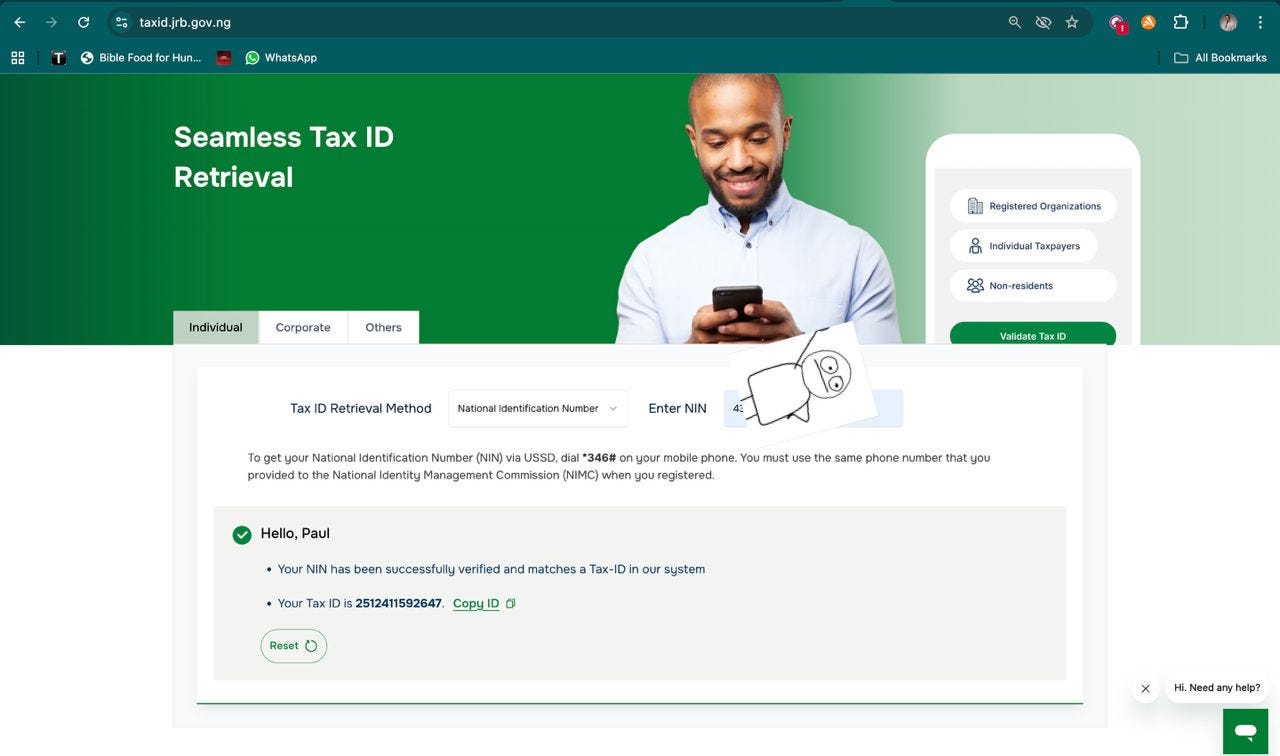 A Step by Step Guide to Retrieving your TAX ID on the New Platform