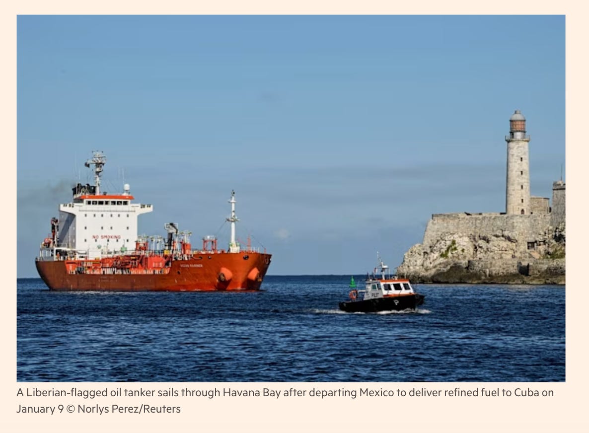 Copper goes crazy. Cuba is running out of oil. Mehrling on Rogoff & the ...