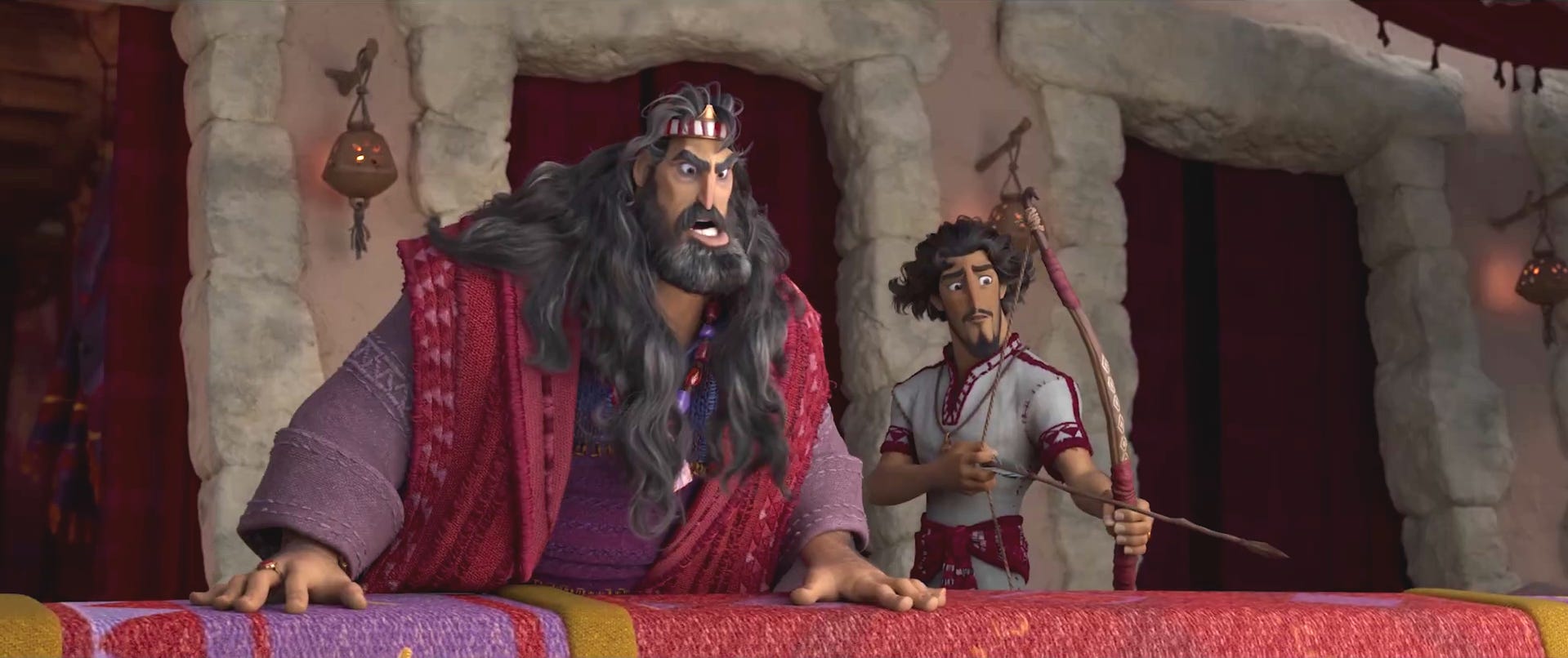 Watch: Saul turns against David in a new clip from the animated David
