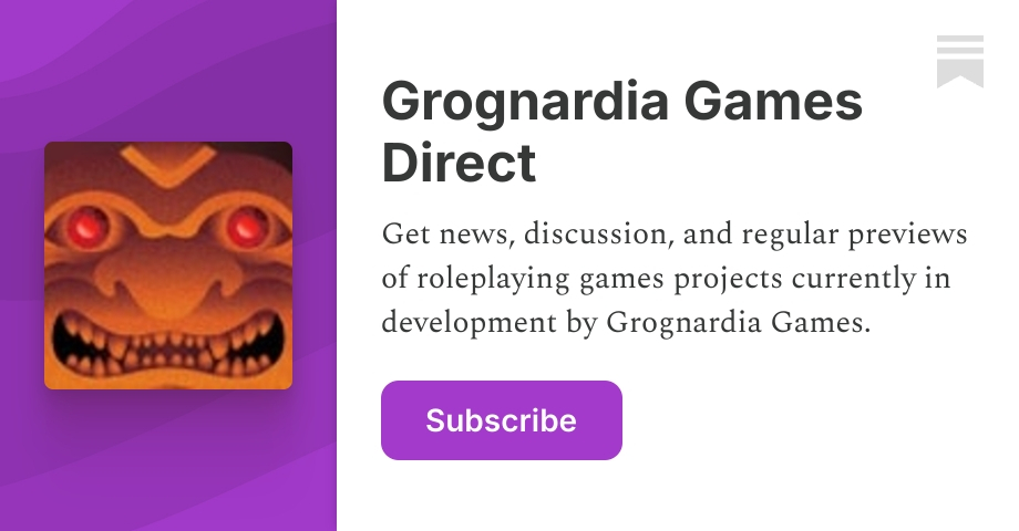 Grognardia Games Direct | James Maliszewski | Substack