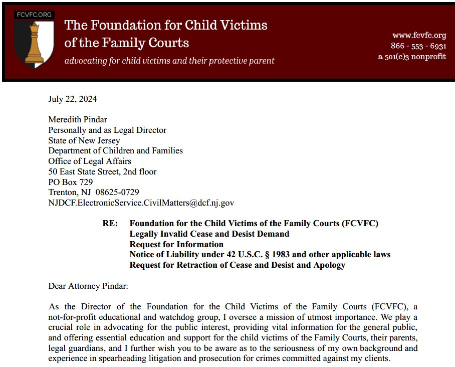 Family Court Watchdog Fights Back - by Richard Luthmann