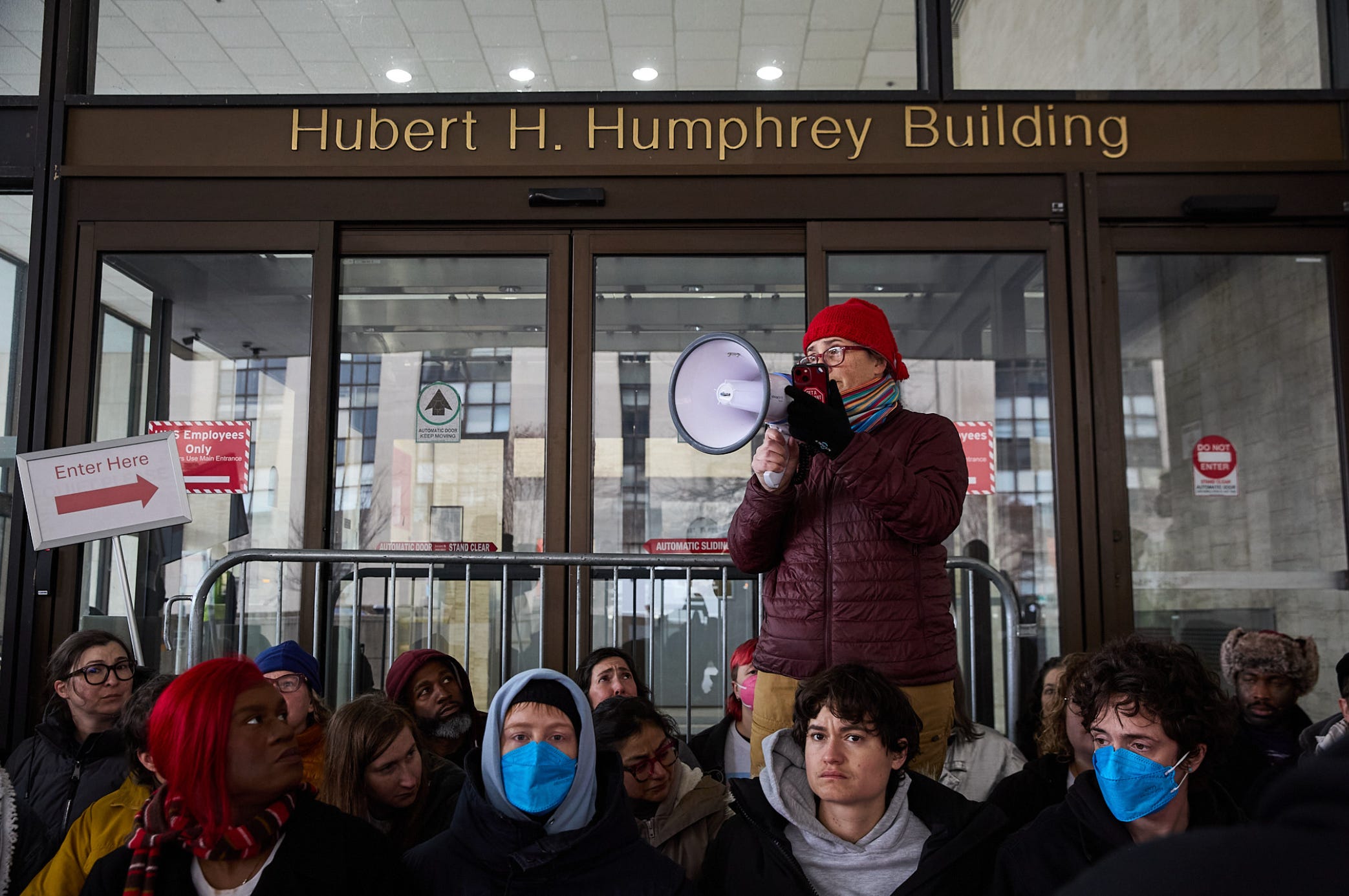 24 Parents And Activists Blockade HHS Headquarters In Protest Against ...