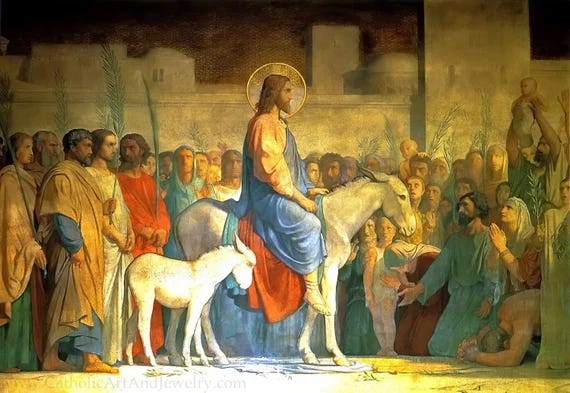 Jesus Makes His Triumphant Entry Into Jerusalem