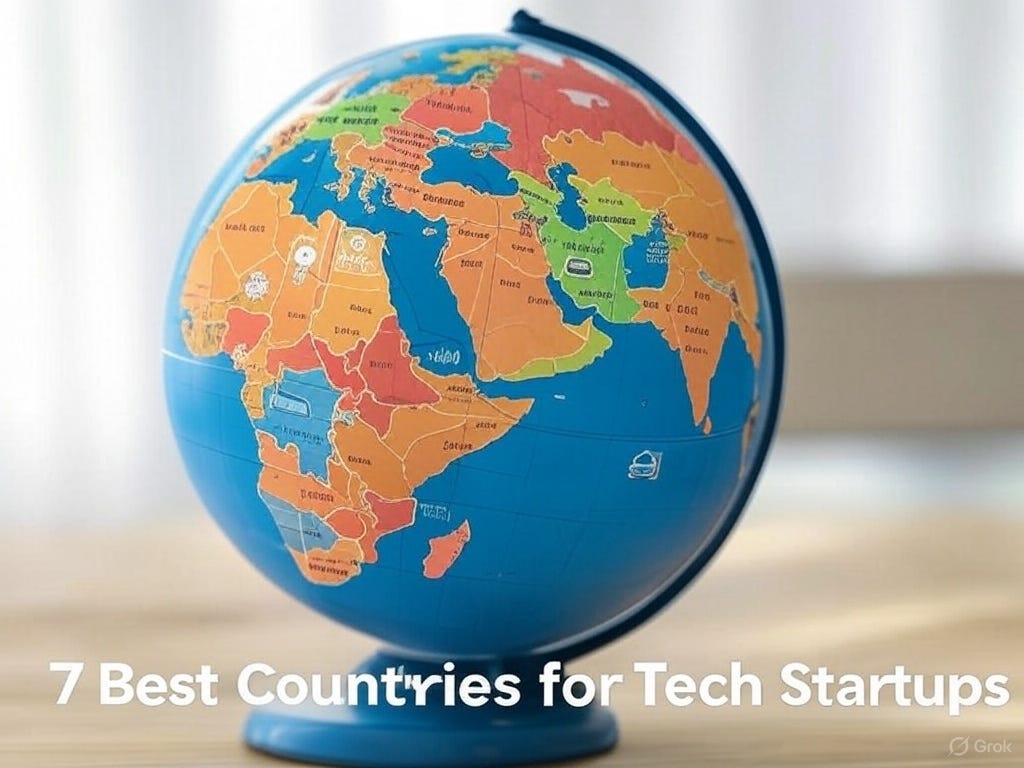 The 7 Best Countries for Tech Startups in 2025