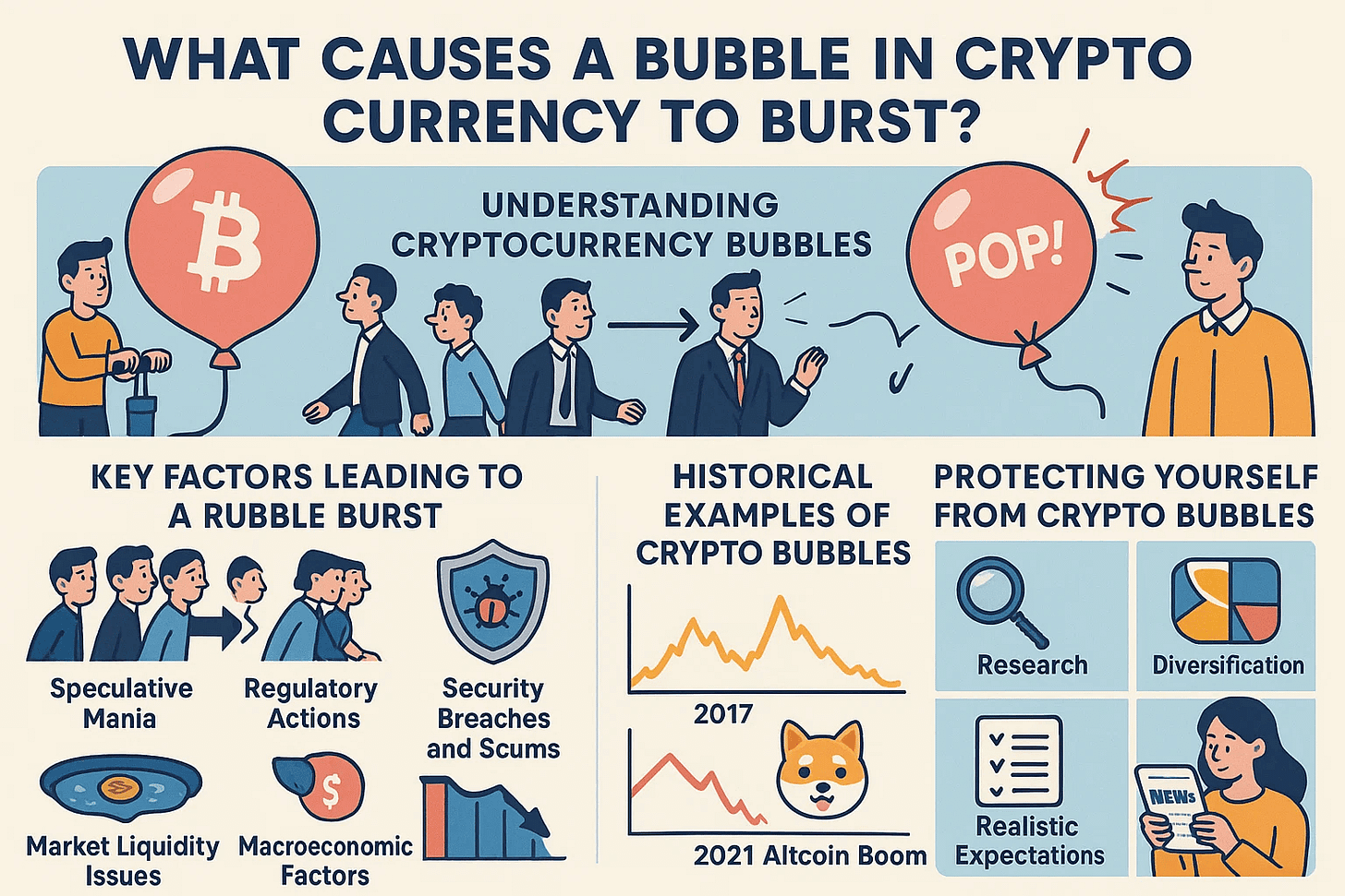 What Causes a Bubble in Cryptocurrency to Burst? 7 Critical Warning Signs