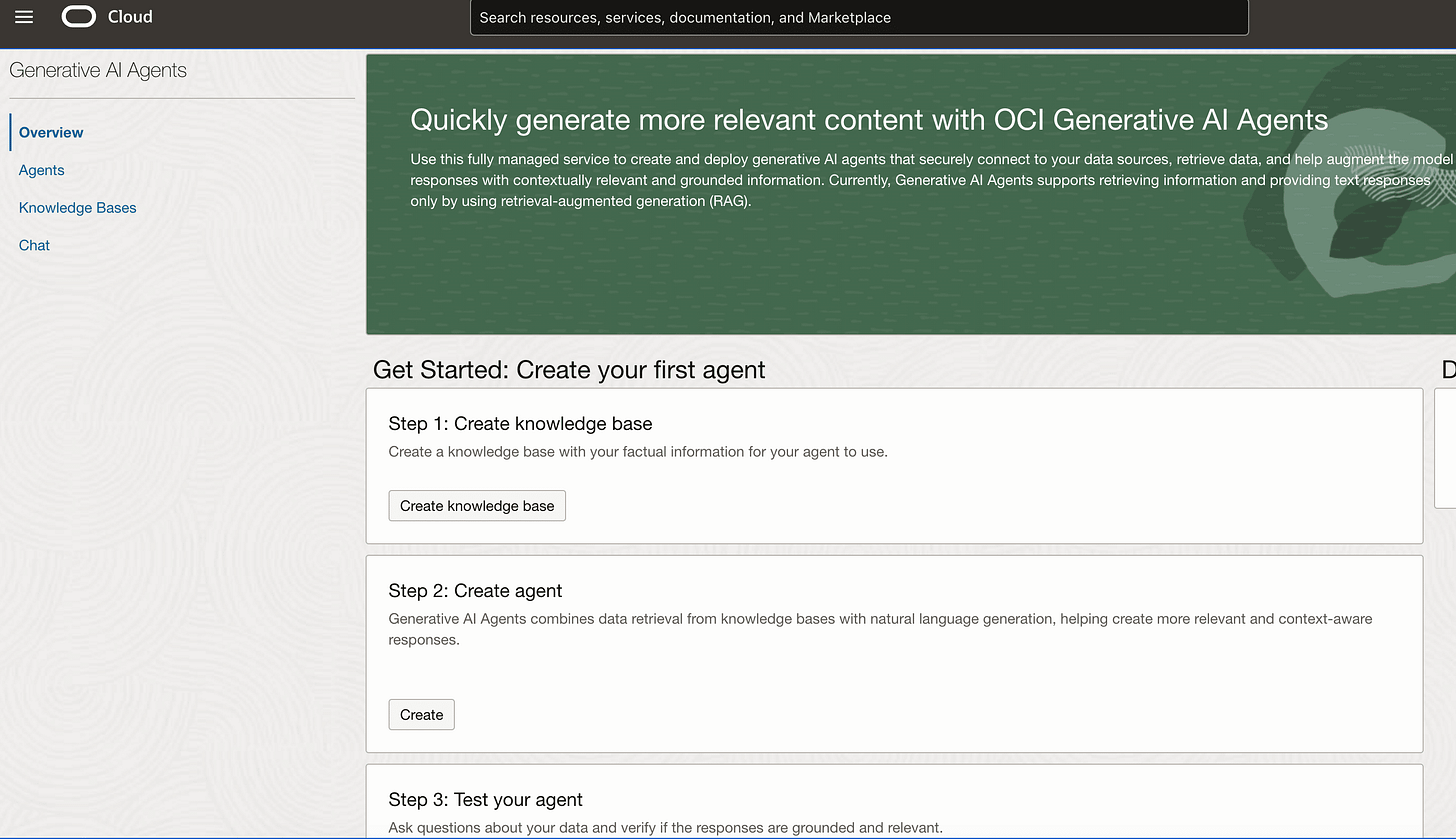Agentic AI: Creating your first AI Agent in OCI