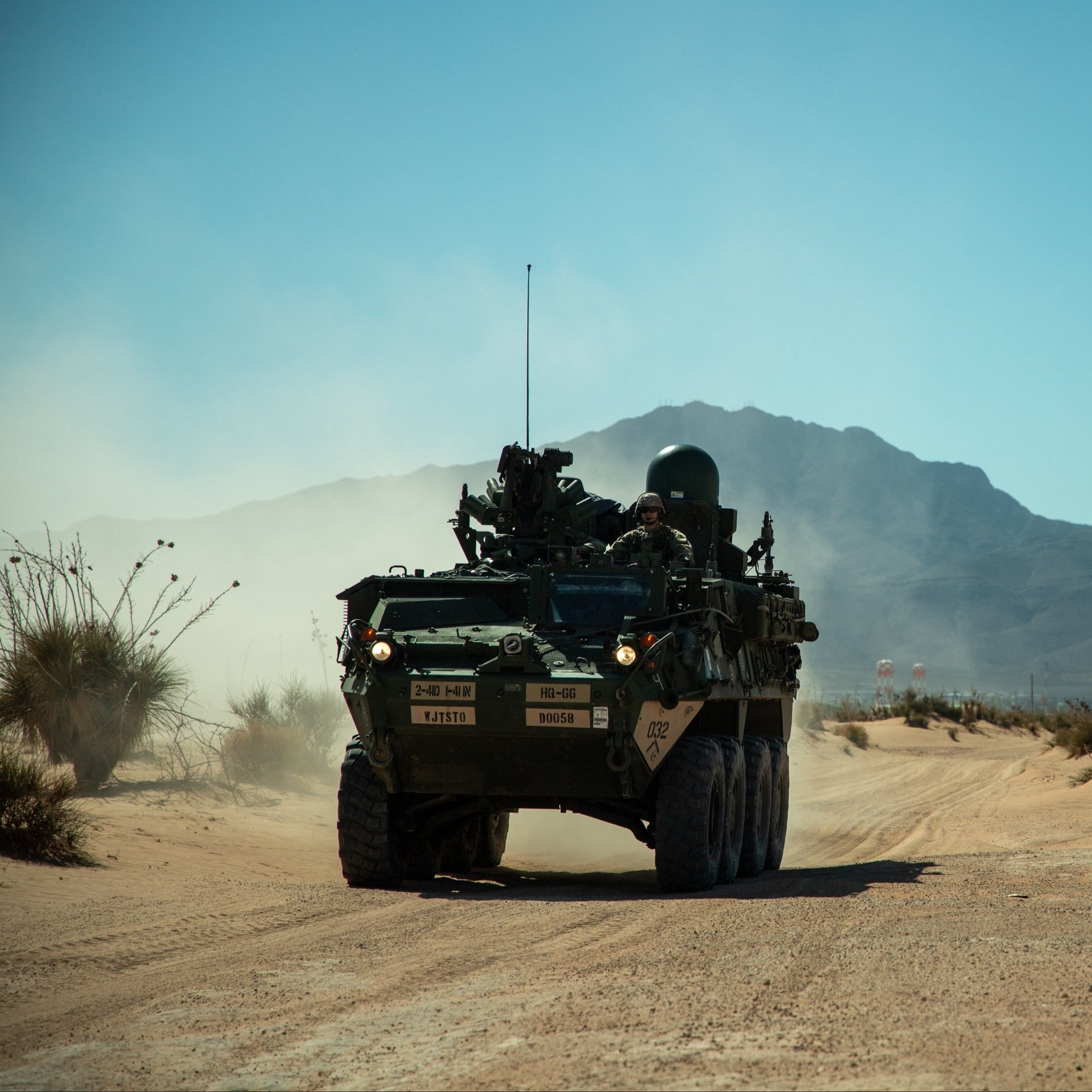 Border Security: Army Deploys Combat Vehicles to West Texas