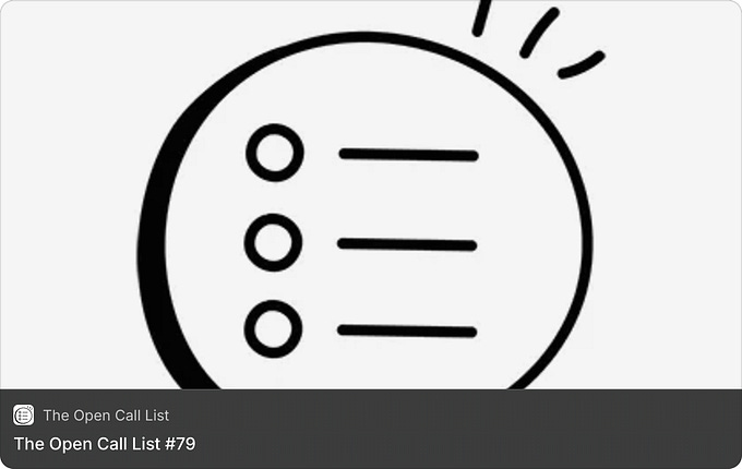 Aidan Avery (@theopencall): "Twenty-five upcoming deadlines for ...