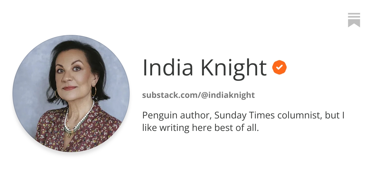 India Knight | Substack