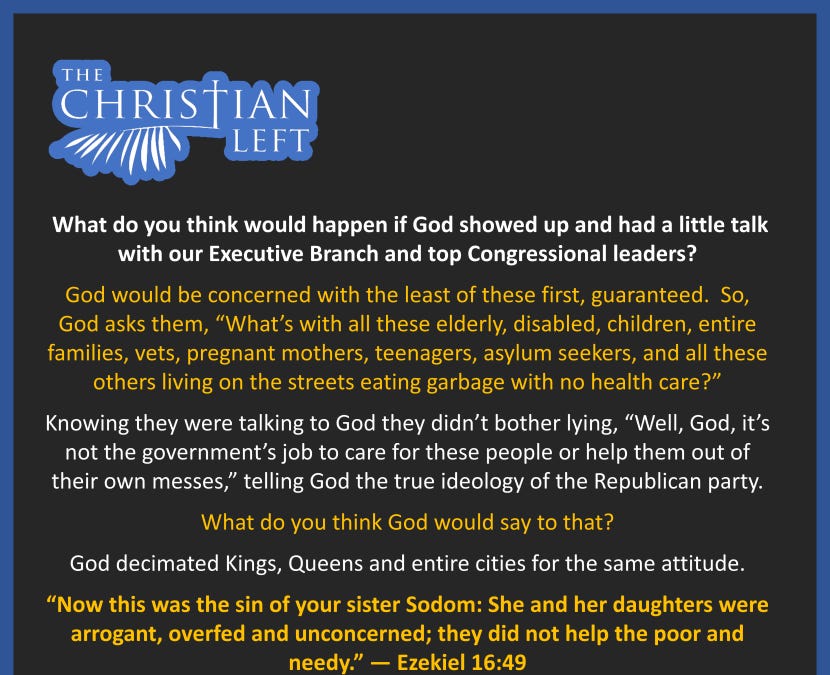 If God Showed Up And Had A Little Talk With Our Executive Branch And ...