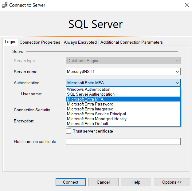 Azure AD or Microsoft Entra ID Authentication in SQL Server 2022