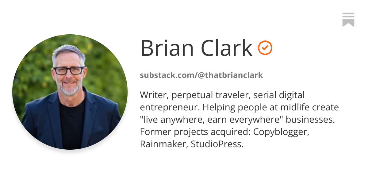 Brian Clark | Substack