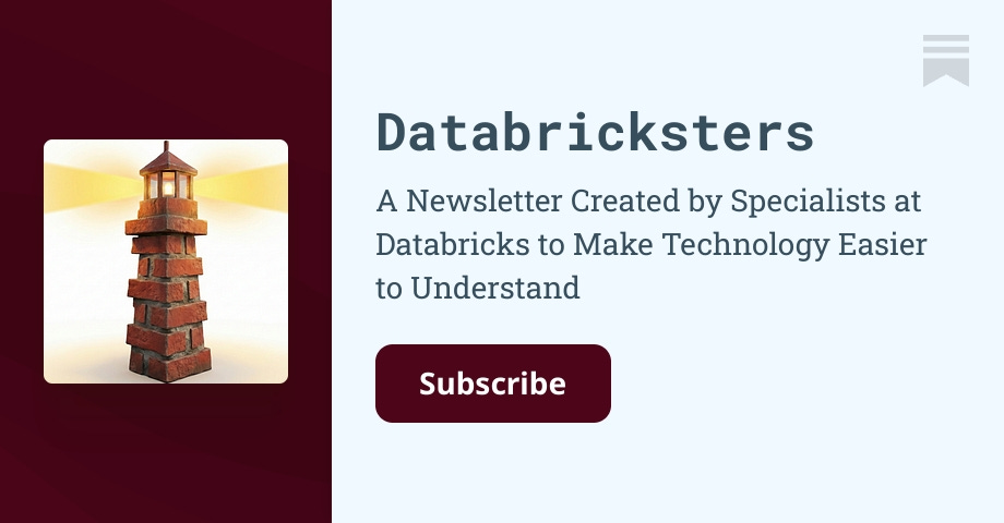 Databricksters | Canadian Data Guy | Substack