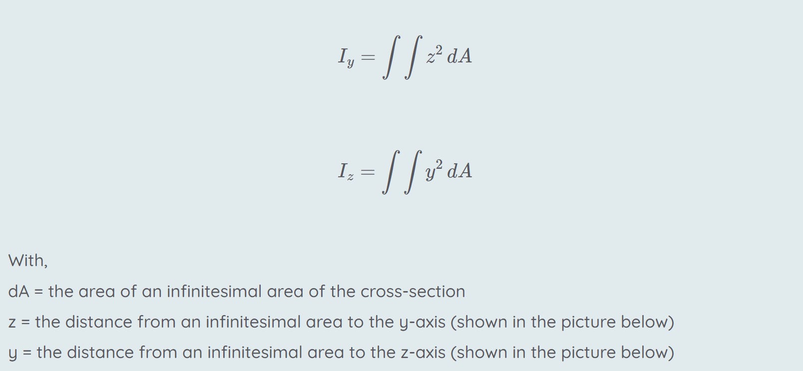 Moment of Inertia - by Laurin Ernst - Structural Basics