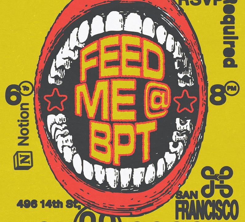feed me logo substack