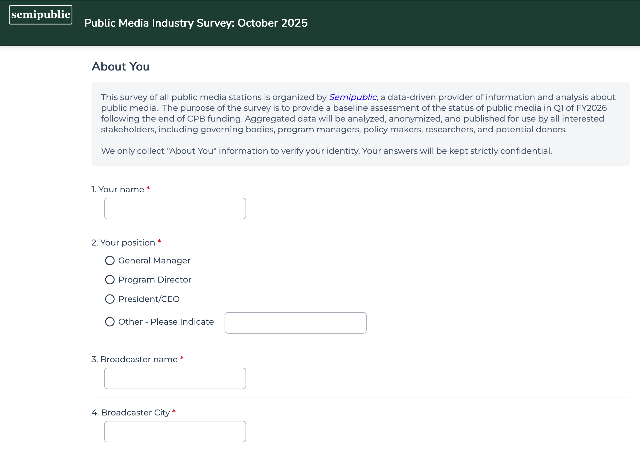 Help Make Semipublic's First Industry-Wide Survey a Success