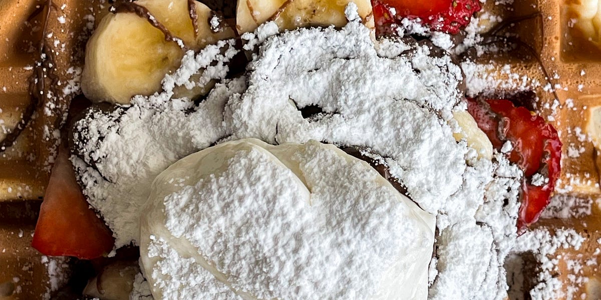 waffles using cake flour