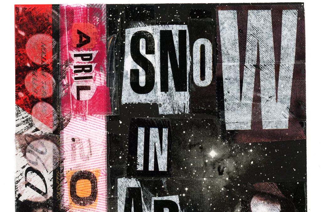 Easter eggs and snow in April - Austin Kleon
