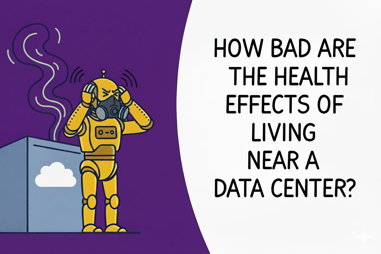 How bad are the health effects of living near a data center?