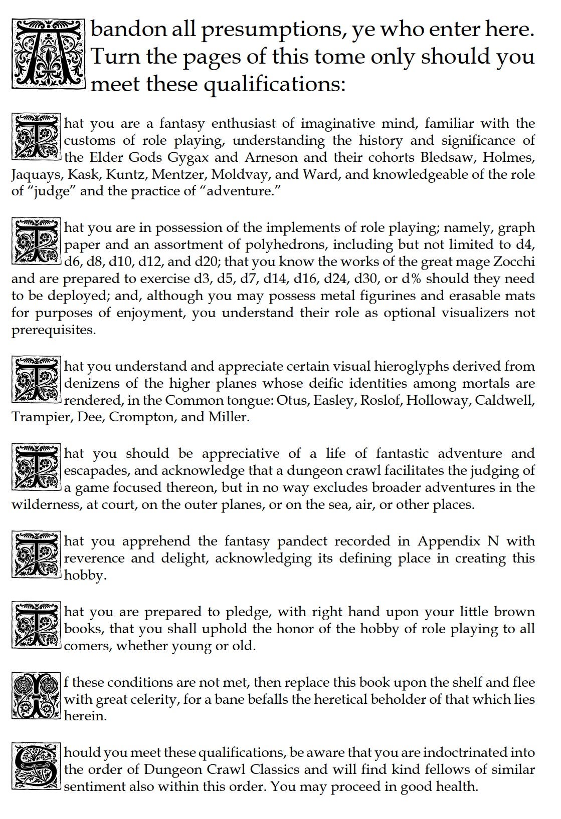 Review: "Dungeon Crawl Classics" - By Goodman Games