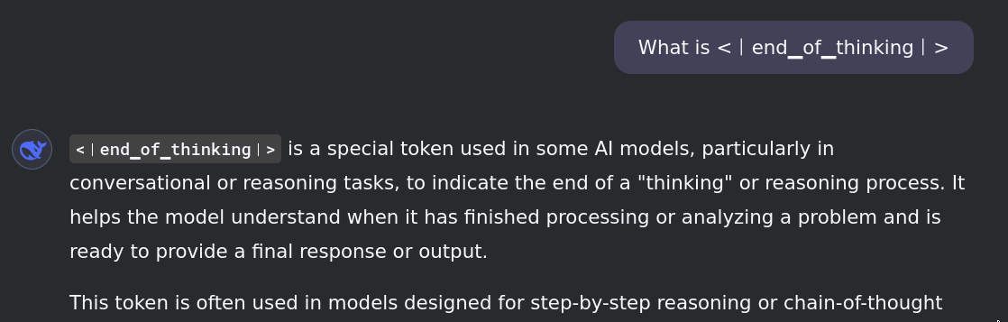Anomalous Tokens in DeepSeek-V3 and r1 - by henry