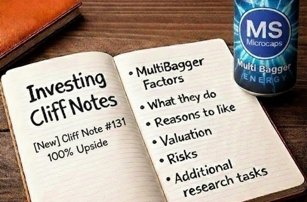 Cliff Note #131: Potential Multibagger Poised for 50% Revenue Growth ...