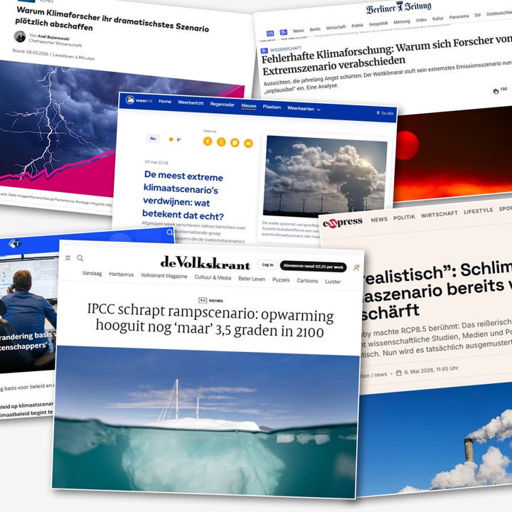 Media Coverage (or not) of RCP8.5 RIP - by Roger Pielke Jr.