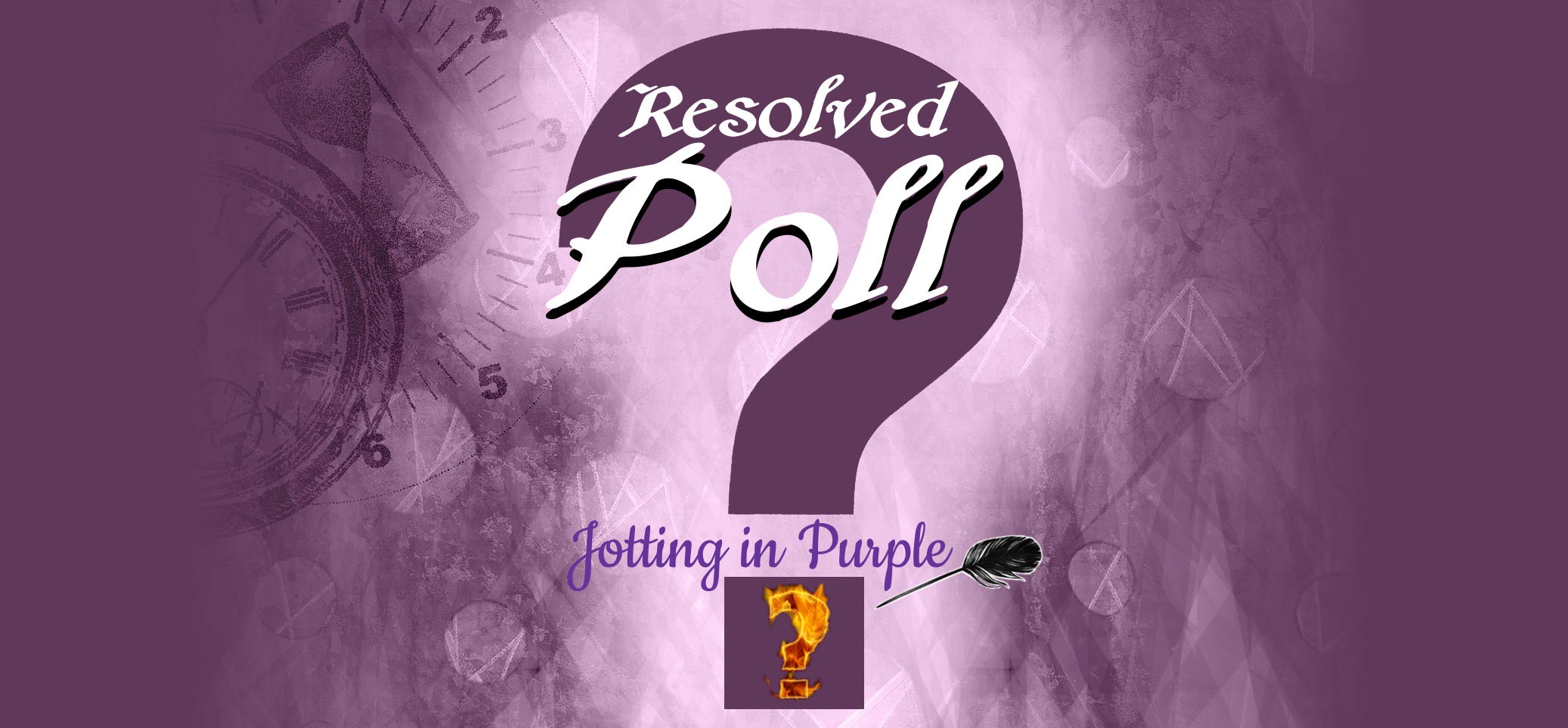 Topic Poll - by Celia M Paddock - Jotting In Purple