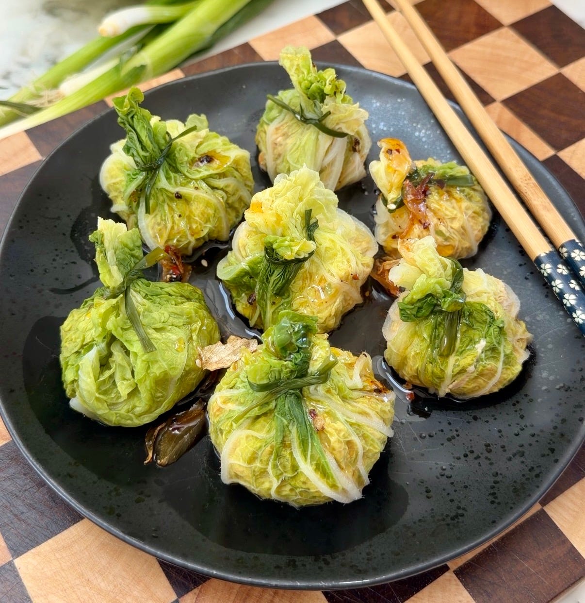 DAY 6: STEAMED CABBAGE DUMPLINGS 🥟 - Recipes by Victoria