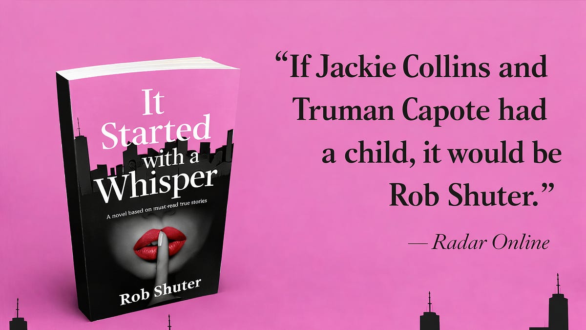 EXCLUSIVE: ROB SHUTER’S DEBUT NOVEL DROPS IN 17 DAYS — PRE-ORDER NOW