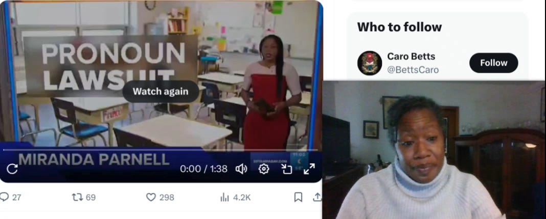 TROON TEACHER GRANTED PERSONAL PRONOUN RIGHTS BY ACTIVIST FLA. JUDGE