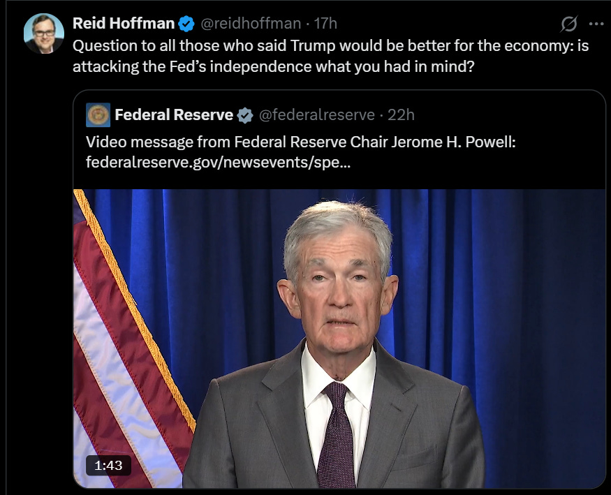 The 'No Kings' Crowd Defends Fed Monarch Under Investigation