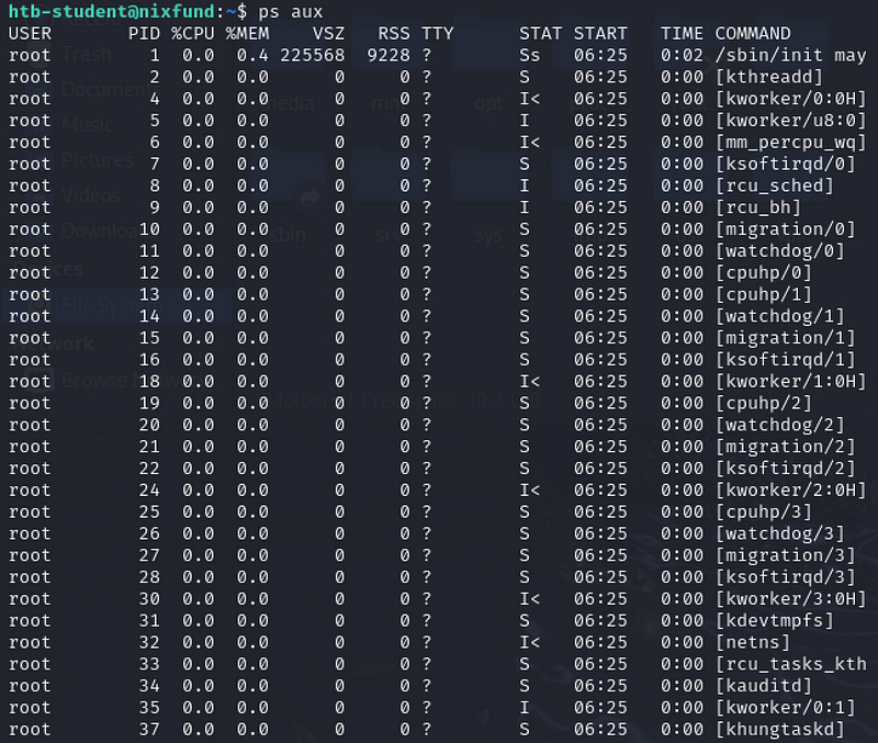 HTB Academy Linux Fundamentals: Filter Contents